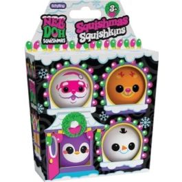 NeeDoh Squishmas Squishkins 4 Pack